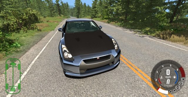 BeamNG Drive - Nissan GT-R R35 Spec Car Mod - BeamNG Drive Mods Download