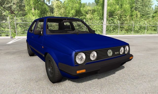 BeamNG - Volkswagen Golf Mk2 GTI 1987 - BeamNG Drive Mods Download