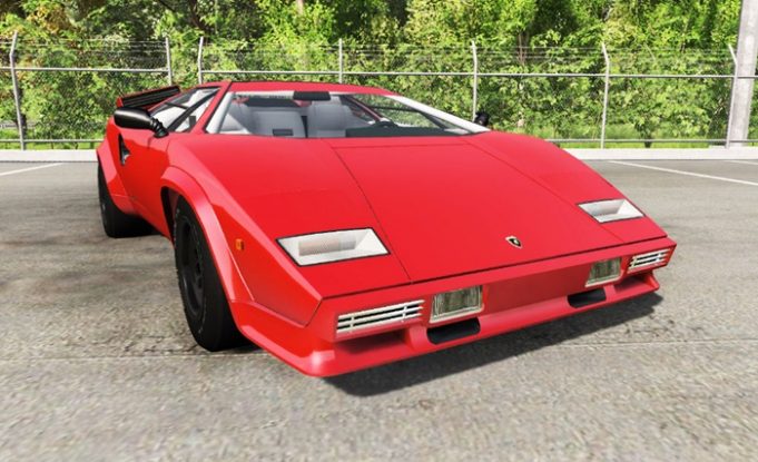BeamNG - Lamborghini Countach v2.0 - BeamNG Drive Mods Download