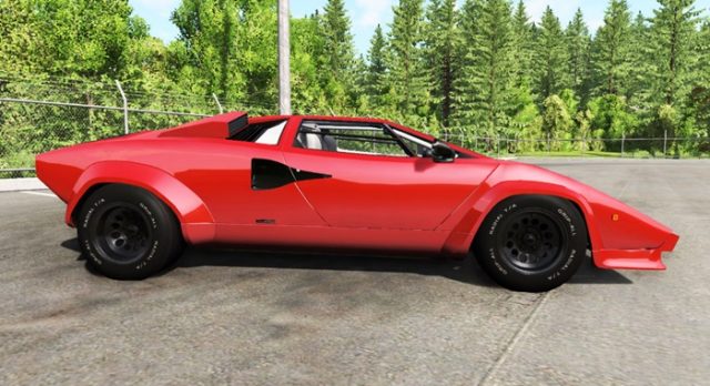 BeamNG - Lamborghini Countach v2.0 - BeamNG Drive Mods Download