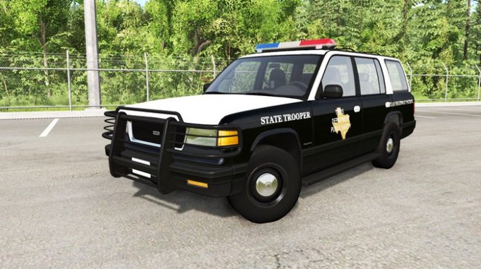 BeamNG - Gavril Roamer Texas Highway Patrol - BeamNG Drive Mods Download