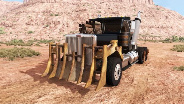 BeamNG - Peterbilt W900 MS Semi V2.0 - BeamNG Drive Mods Download