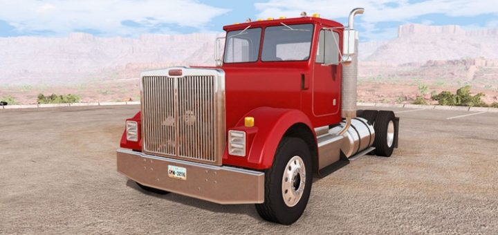 BeamNG - Peterbilt W900 MS Semi V2.0 - BeamNG Drive Mods Download