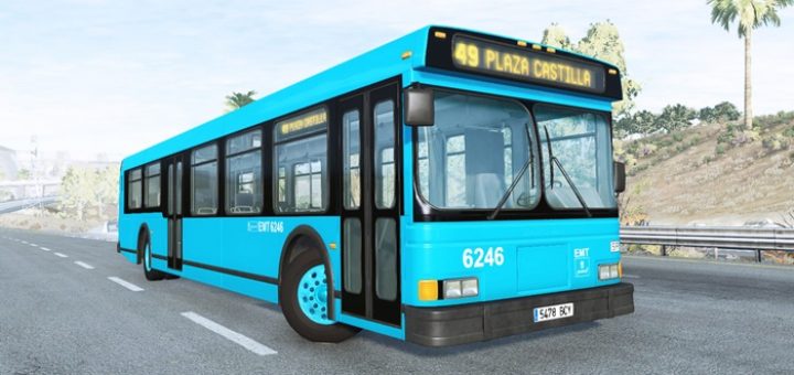 BeamNG - Blue Bird TC2000 Bus - BeamNG Drive Mods Download