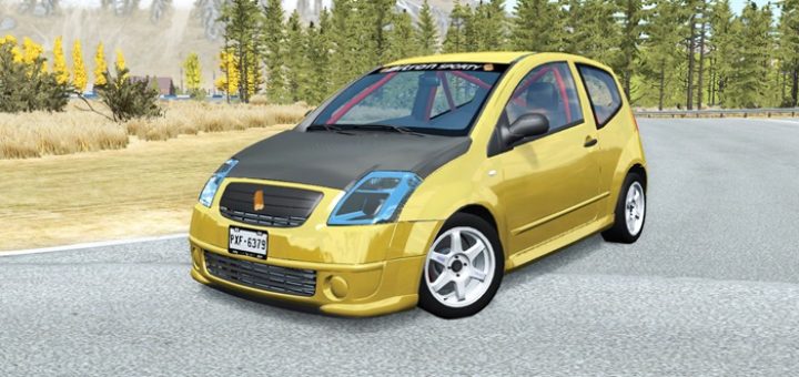 BeamNG - Nissan Versa Hatchback (C11) 2010 - BeamNG Drive Mods Download