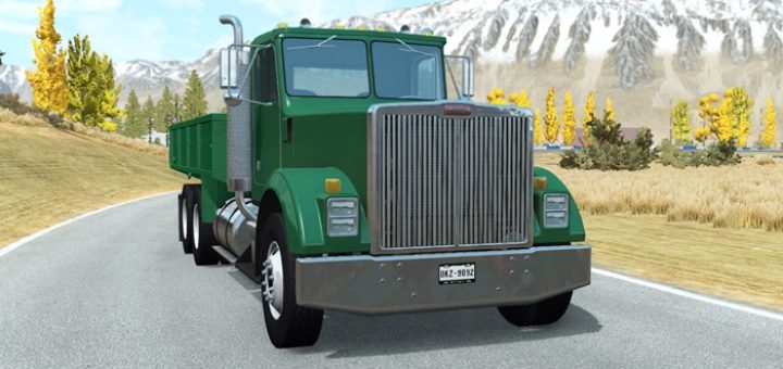 BeamNG - Kenworth T880 Flatbed Truck - BeamNG Drive Mods Download