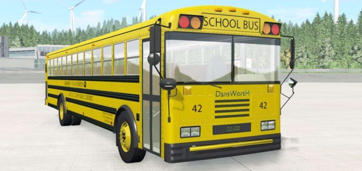 BeamNG - Freightliner FS-65 School Bus V1.1 - BeamNG Drive Mods Download