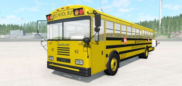 BeamNG - Freightliner FS-65 School Bus V1.1 - BeamNG Drive Mods Download