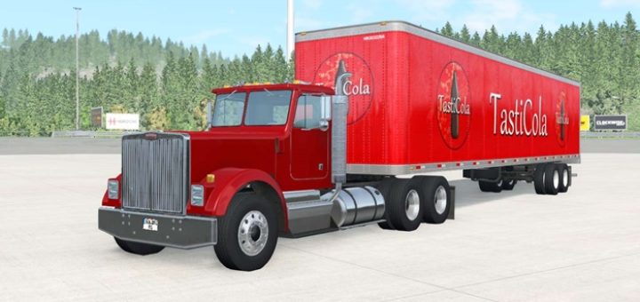 BeamNG - Peterbilt W900 MS Semi V2.0 - BeamNG Drive Mods Download