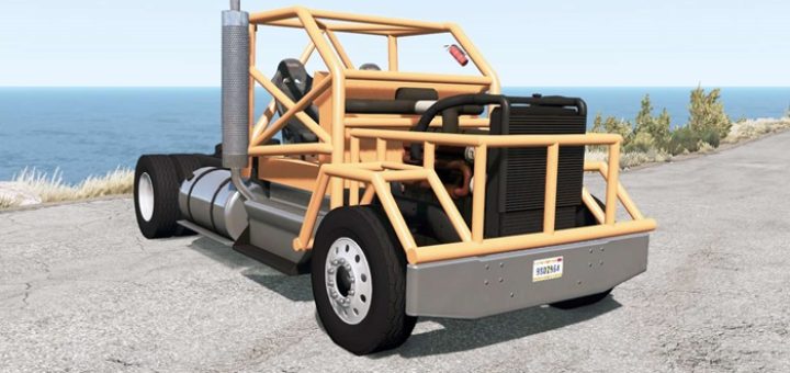 BeamNG - Peterbilt W900 MS Semi V2.0 - BeamNG Drive Mods Download