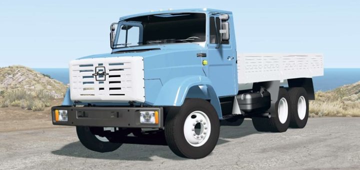 BeamNG - Kenworth T880 Flatbed Towing Big Trucks Day Cab - BeamNG Drive ...