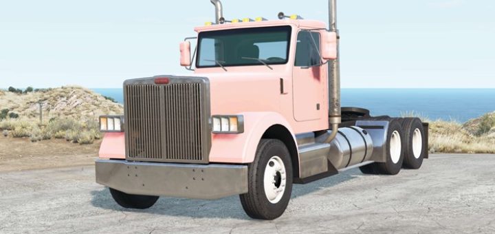 BeamNG - Kenworth T880 Flatbed Towing Big Trucks Day Cab - BeamNG Drive ...
