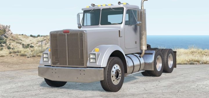 BeamNG - Peterbilt W900 MS Semi V2.0 - BeamNG Drive Mods Download