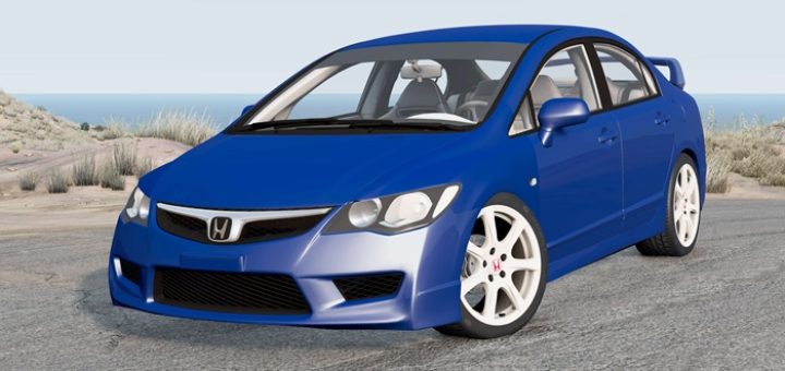 BeamNG - Honda Civic Type R (FK) 2019 - BeamNG Drive Mods Download