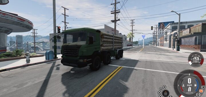 BeamNG - Peterbilt W900 MS Semi V2.0 - BeamNG Drive Mods Download