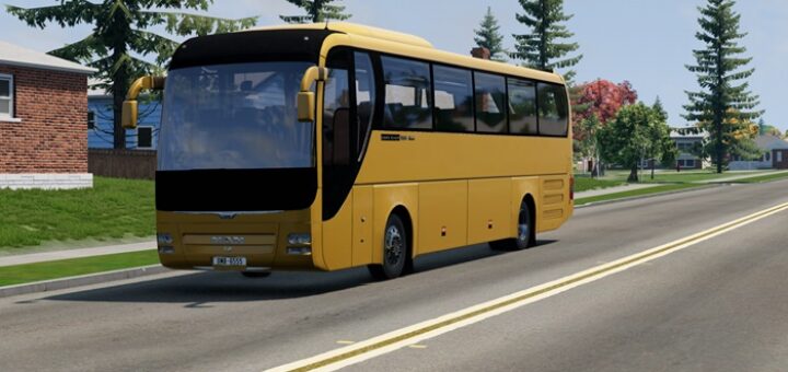 BeamNG - Wentward Fusion School Bus - BeamNG Drive Mods Download