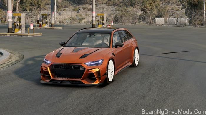 BeamNG - Audi RS6 2013-2018 (0.38) - BeamNG Drive Mods Download