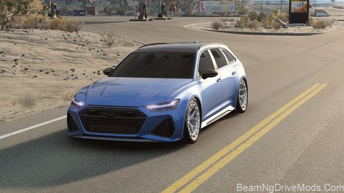 BeamNG - Audi RS6 2013-2018 (0.38) - BeamNG Drive Mods Download