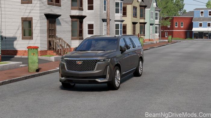 BeamNG - Cadillac Escalade ESV 2023 (0.38) - BeamNG Drive Mods Download