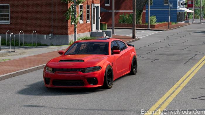 BeamNG - Dodge Charger SRT Hellcat 2021 HQ - BeamNG Drive Mods Download