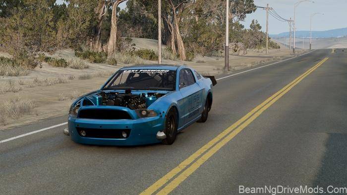 BeamNG - Ford Mustang Snot Rocket - BeamNG Drive Mods Download