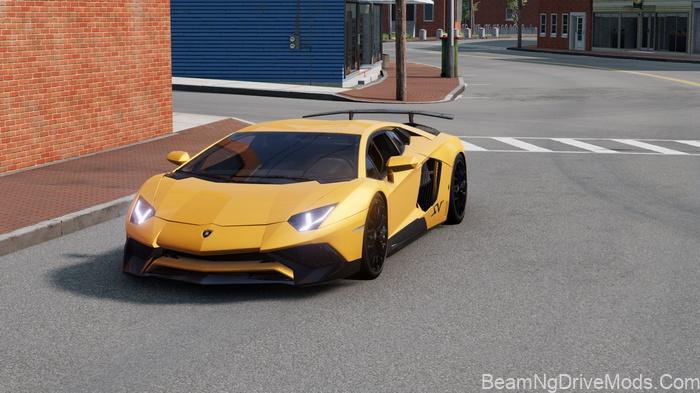BeamNG - Lamborghini Aventador (0.38) - BeamNG Drive Mods Download