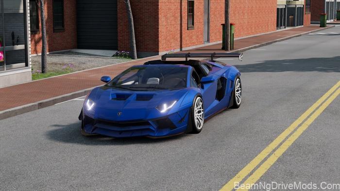 BeamNG - Lamborghini Aventador (0.38) - BeamNG Drive Mods Download