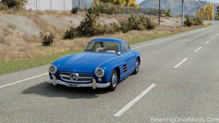 BeamNG - Mercedes-Benz 300 SL (1969-1971) - BeamNG Drive Mods Download