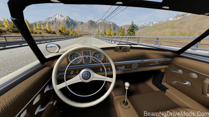 BeamNG - Mercedes-Benz 300 SL (1969-1971) - BeamNG Drive Mods Download