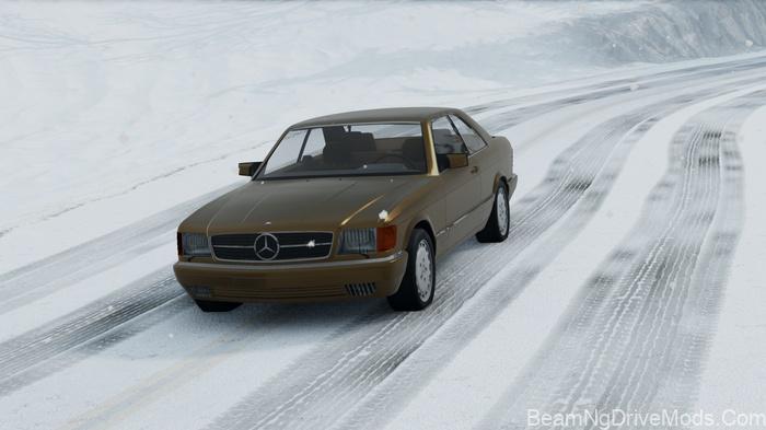 BeamNG - Mercedes-Benz W126 560SEC - BeamNG Drive Mods Download