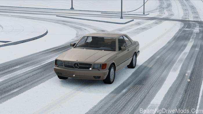 BeamNG - Mercedes-Benz W126 560SEC - BeamNG Drive Mods Download