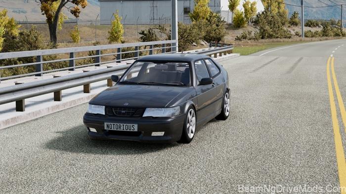 BeamNG - Saab 9-3 Aero Coupe 1999 (0.38) - BeamNG Drive Mods Download