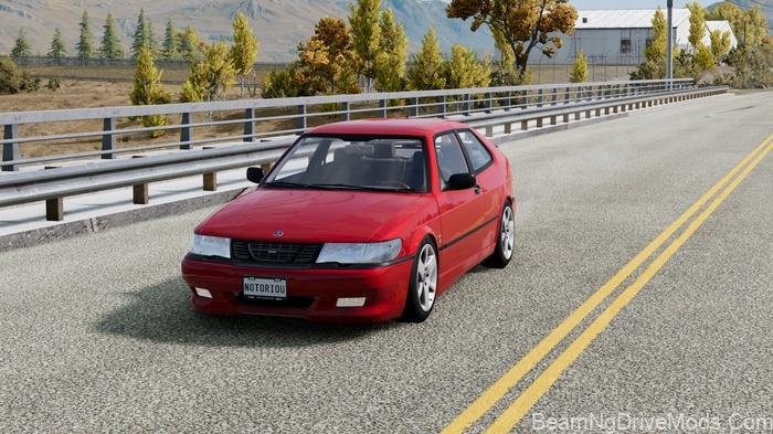 BeamNG - Saab 9-3 Aero Coupe 1999 (0.38) - BeamNG Drive Mods Download