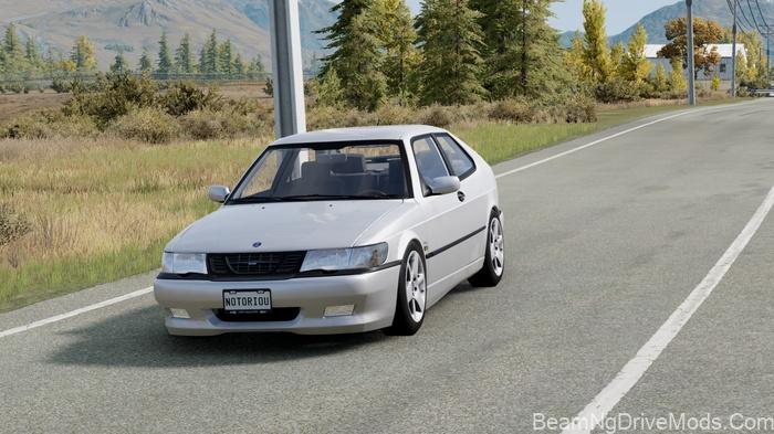 BeamNG - Saab 9-3 Aero Coupe 1999 (0.38) - BeamNG Drive Mods Download