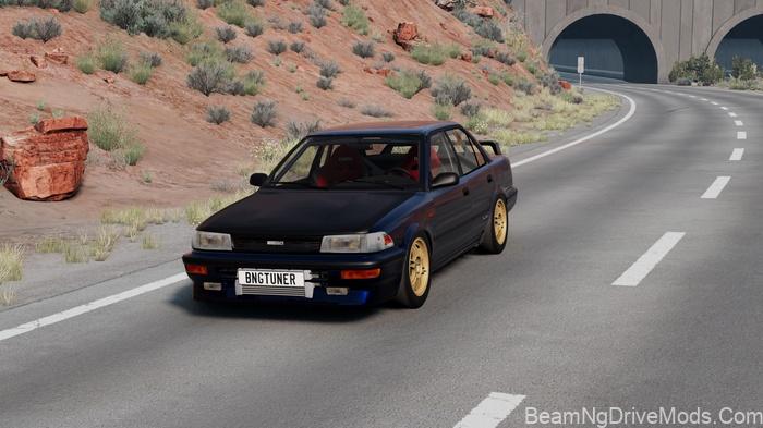 BeamNG - Toyota Corolla AE92 1988 - BeamNG Drive Mods Download