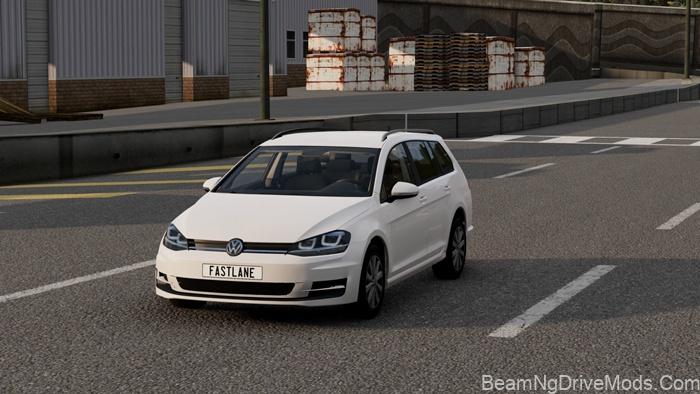 BeamNG - Volkswagen Golf VII Variant (0.38) - BeamNG Drive Mods Download