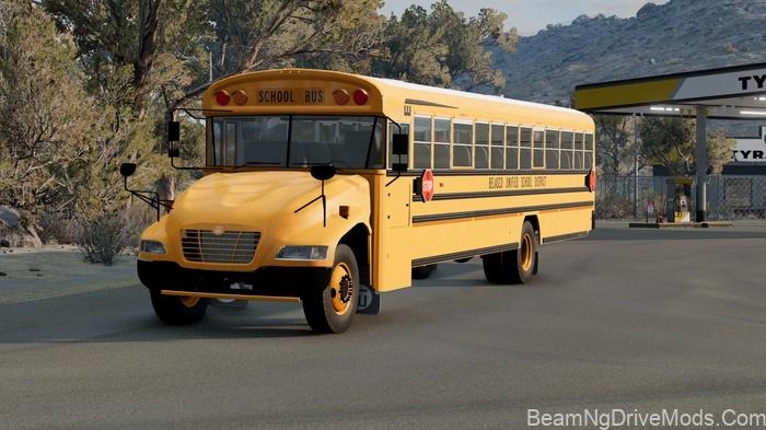 BeamNG - Wentward Fusion School Bus V1.2 - BeamNG Drive Mods Download