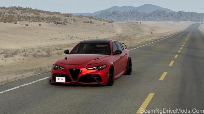 BeamNG - Alfa Romeo Giulia (0.38) - BeamNG Drive Mods Download