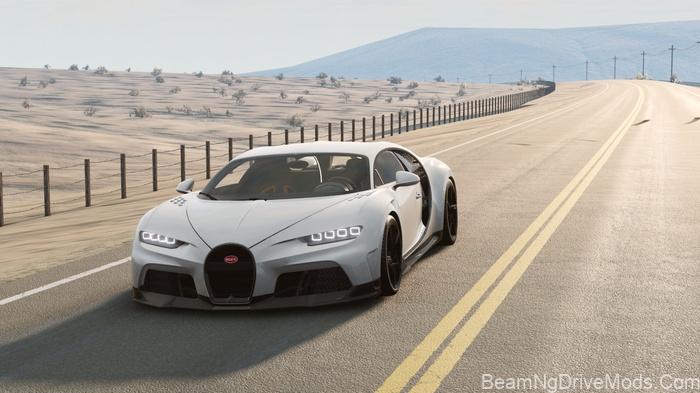 BeamNG - Bugatti Chiron 2018 (0.38) - BeamNG Drive Mods Download