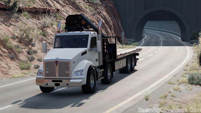 BeamNG - Kenworth T880 Flatbed - BeamNG Drive Mods Download