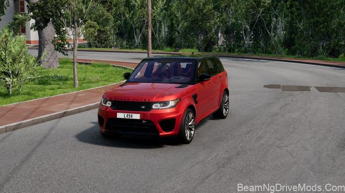 BeamNG - Land Rover Range Rover Sport SVR - BeamNG Drive Mods Download