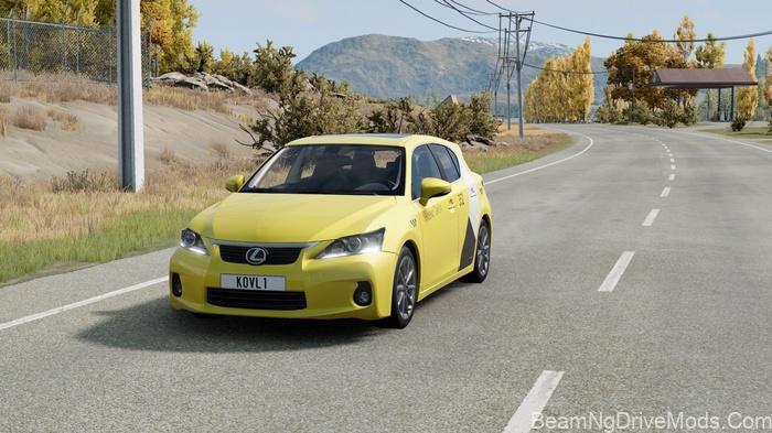 BeamNG - Lexus CT200H (0.38) - BeamNG Drive Mods Download