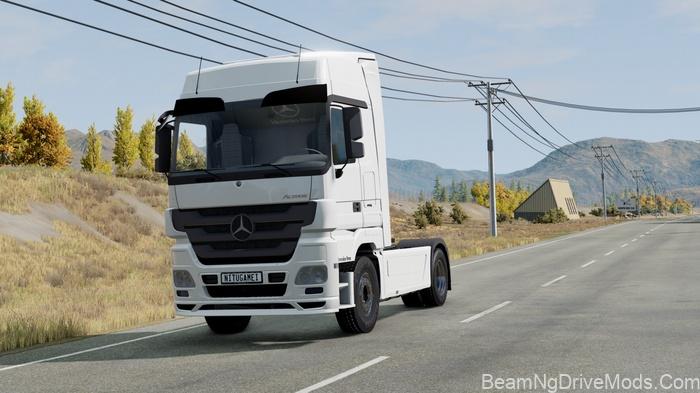 BeamNG - Mercedes-Benz MP3 Truck - BeamNG Drive Mods Download