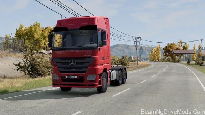 BeamNG - Mercedes-Benz MP3 Truck - BeamNG Drive Mods Download