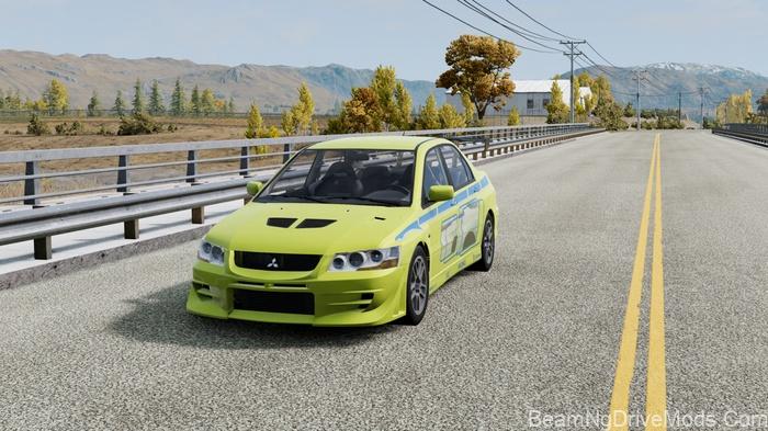 BeamNG - Mitsubishi Lancer Evolution (0.38) - BeamNG Drive Mods Download