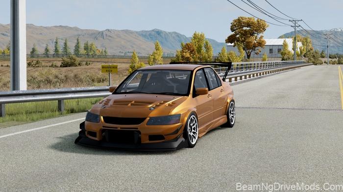 BeamNG - Mitsubishi Lancer Evolution VIII - BeamNG Drive Mods Download