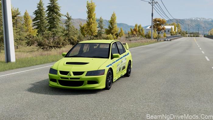 BeamNG - Mitsubishi Lancer Evolution VIII - BeamNG Drive Mods Download