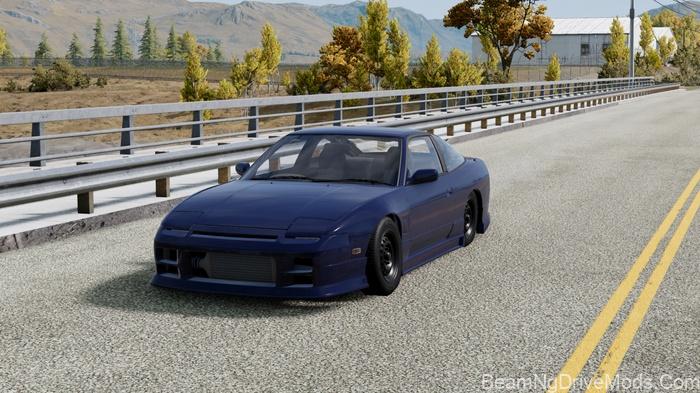 BeamNG - Nissan 180SX (0.38) - BeamNG Drive Mods Download