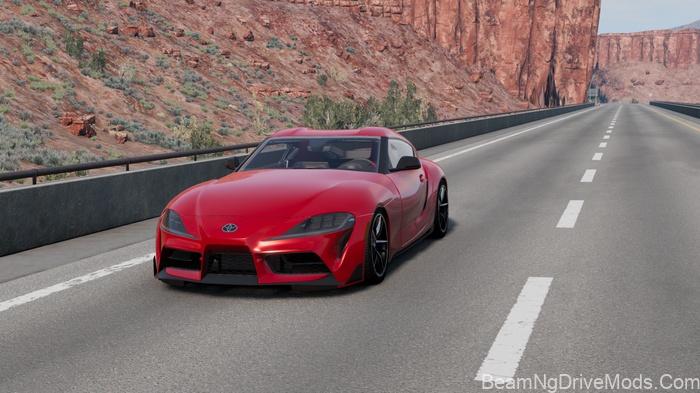 BeamNG - Toyota Supra A90 (0.38) - BeamNG Drive Mods Download
