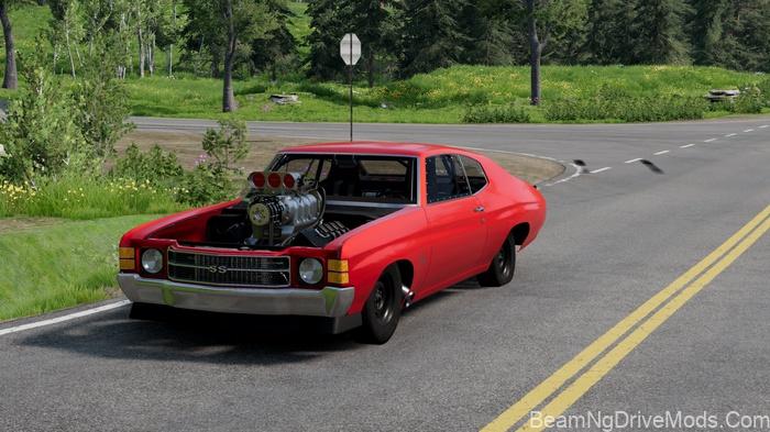 BeamNG - Chevrolet Chevelle Drag Car - BeamNG Drive Mods Download